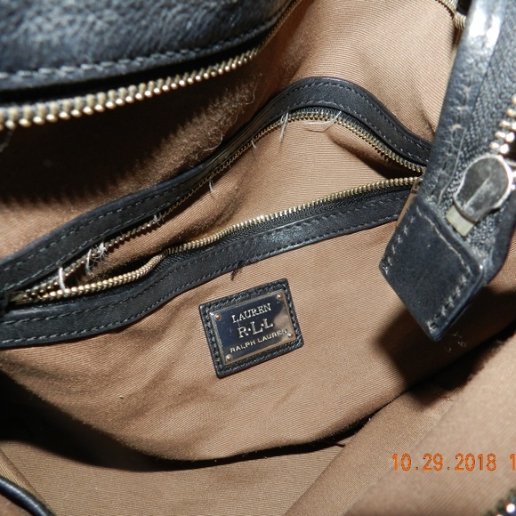 Ralph Lauren | Bags | Rll Ralph Lauren Black Leather Purse | Poshmark